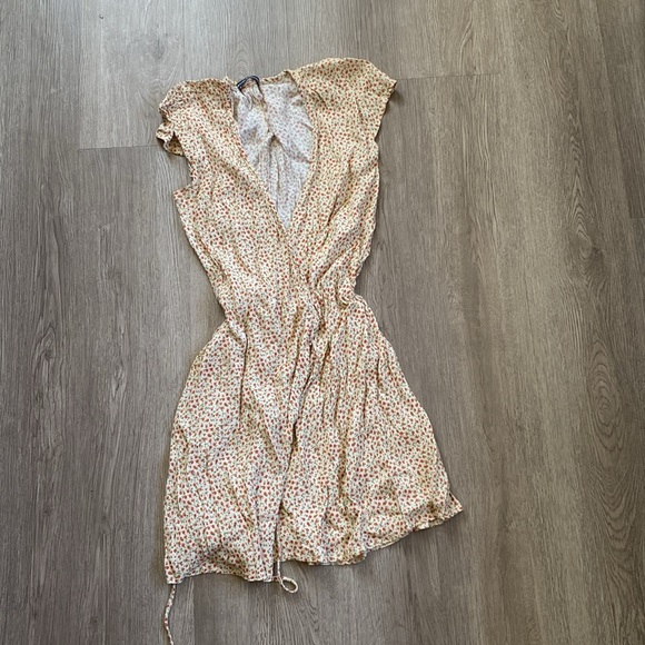 Brandy Melville | Dresses | Brandy Floral Wrap Dress | Poshmark